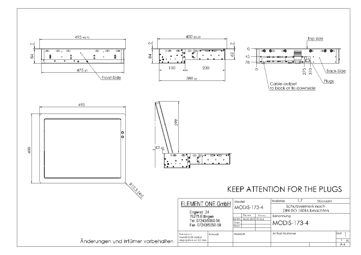 MODIS FLEX 173 - Element One North America