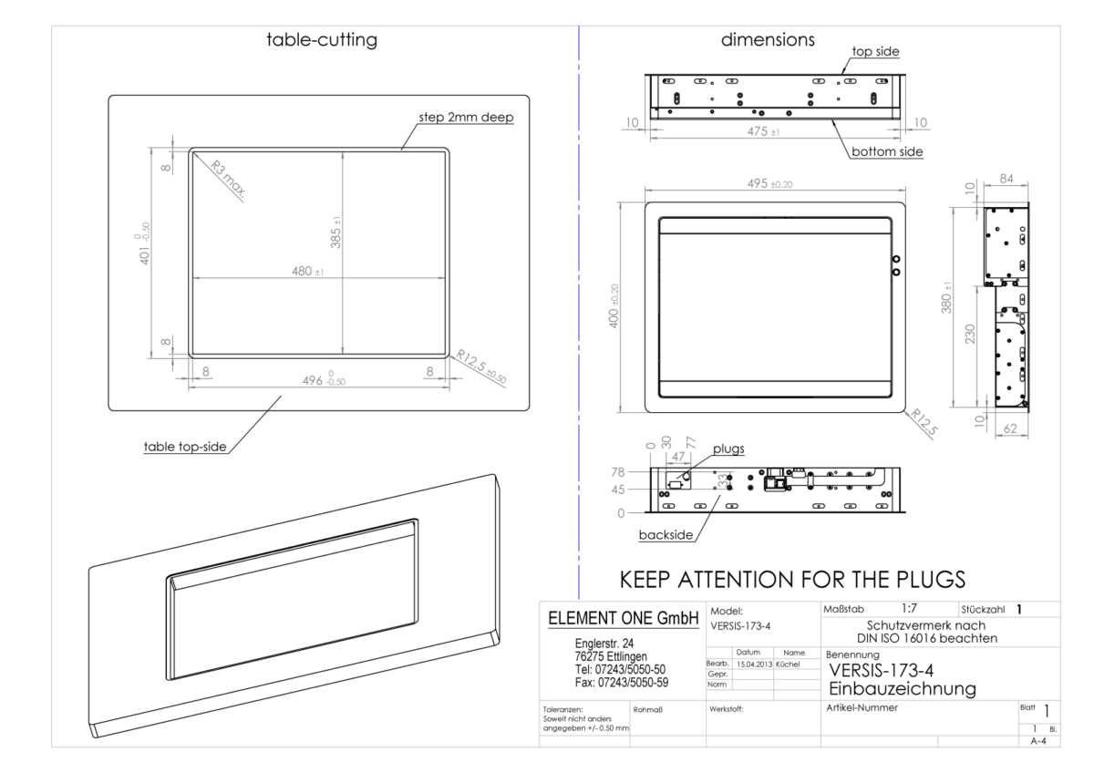 VERSIS FLEX 173 - Element One North America